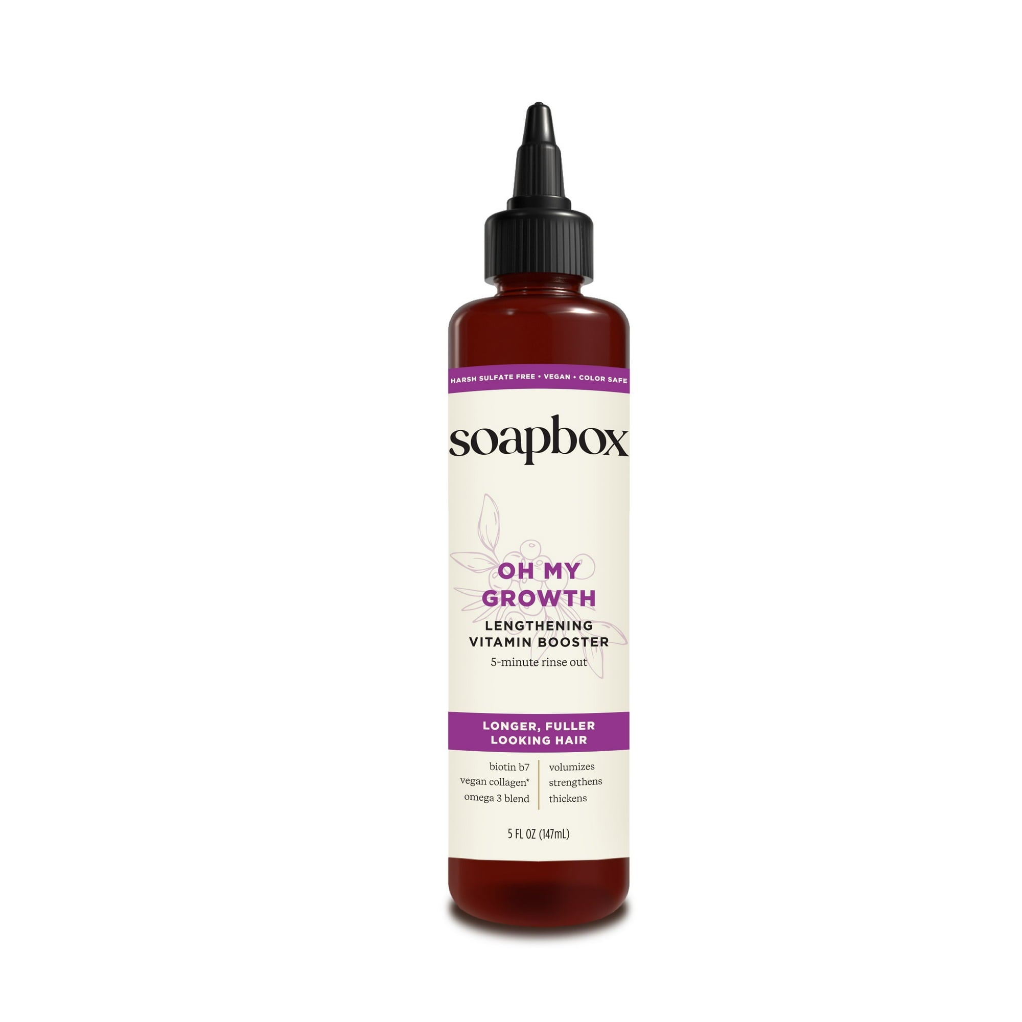 Soapbox Oh My Growth Lengthening Vitamin Booster Rinse-Out Treatment w ...